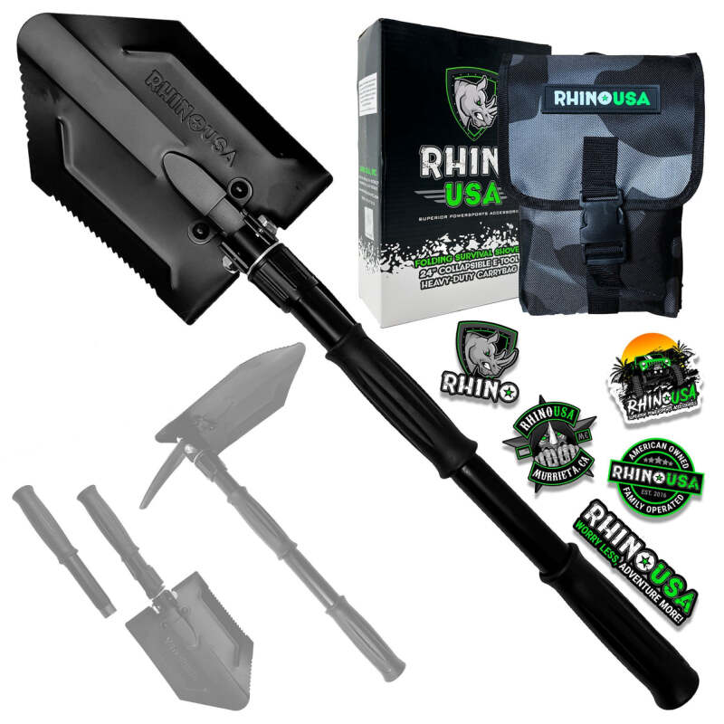 Straight Handle Recovery Shovel W/Pick (RNO-ETOOL-3) – JKLOFFROAD