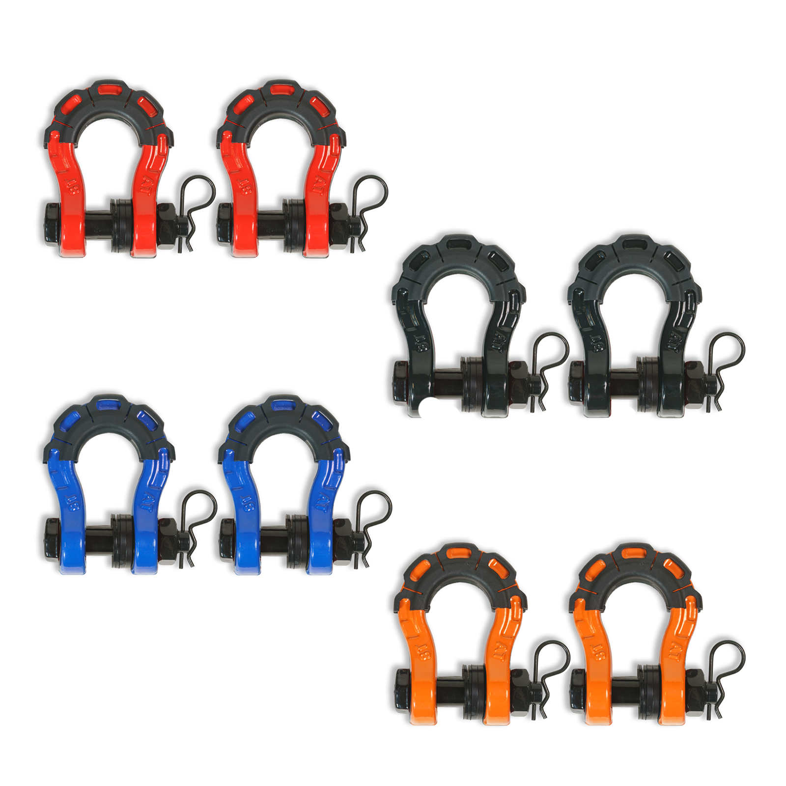 3/4” Forged Steel D-shackle set (8T) (LIFE TIME WARRANTY*) – JKLOFFROAD