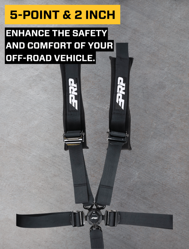 Prp 5 2 Harness Cam Lock Sfi Rated Black Jkloffroad